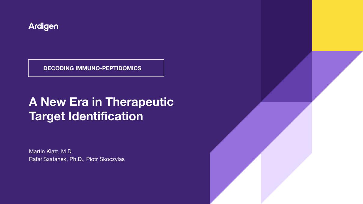Webinar Form: Decoding Immuno-peptidomics